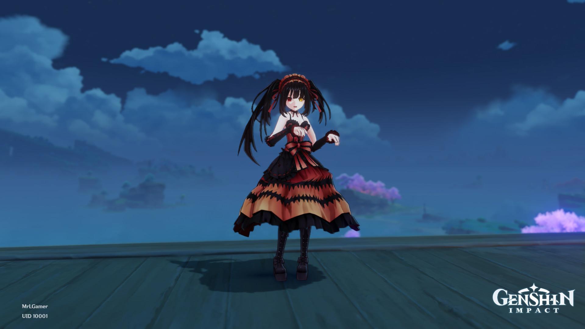 Kurumi Tokisaki apparaît dans un nouveau mod Genshin Impact - Funeral ...